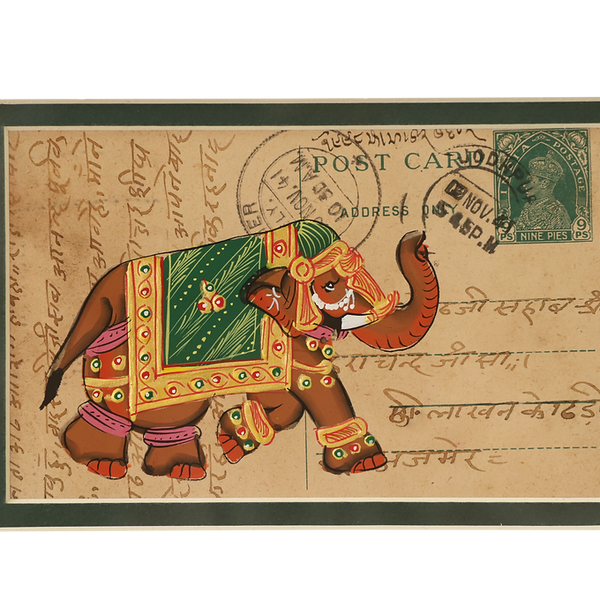 Khat Collection Wall Painting - Royal Elephant- Green – iCraftHomeDecor