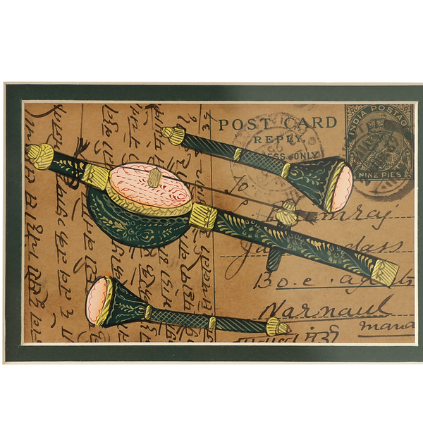 Khat Collection Wall Painting - Iktara & Shehnai Musical Instruments ...